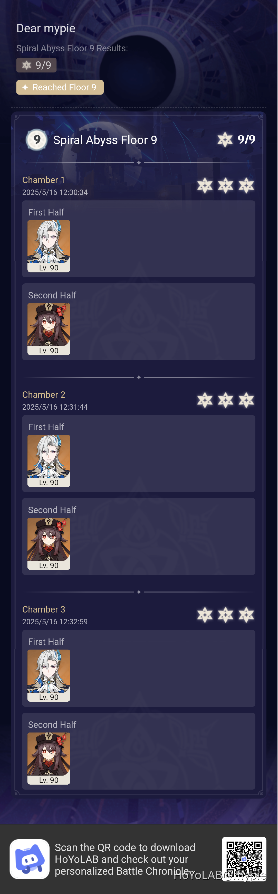 C0 Neuvillette (Top 7%) and C0 Hu Tao (Top 2%) Spiral Abyss solo (Floor 9&10) + Floor 11 ...