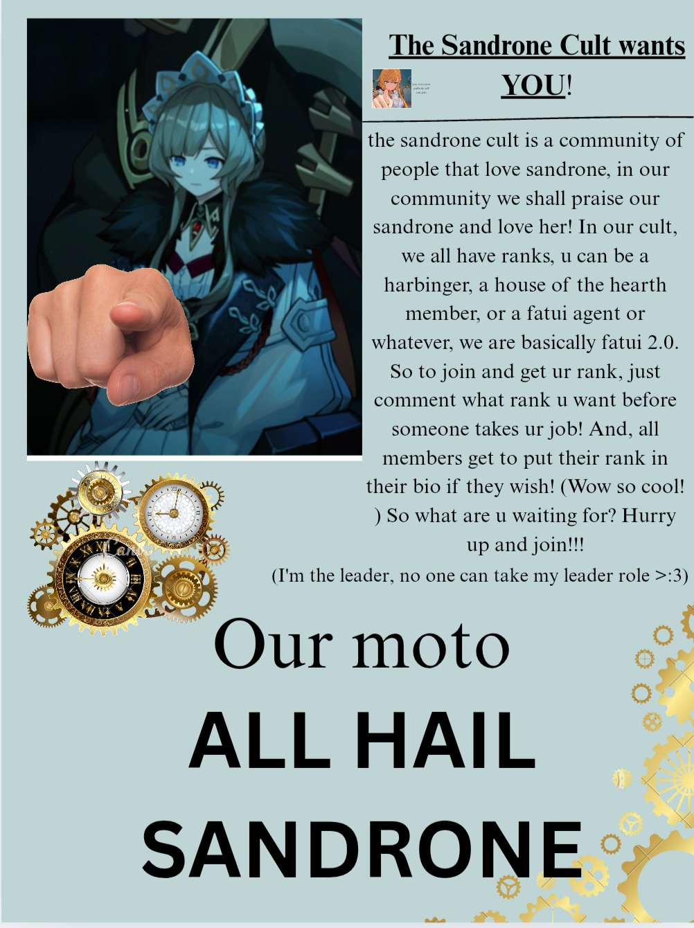 Join the sandrone cult today! Genshin Impact | HoYoLAB
