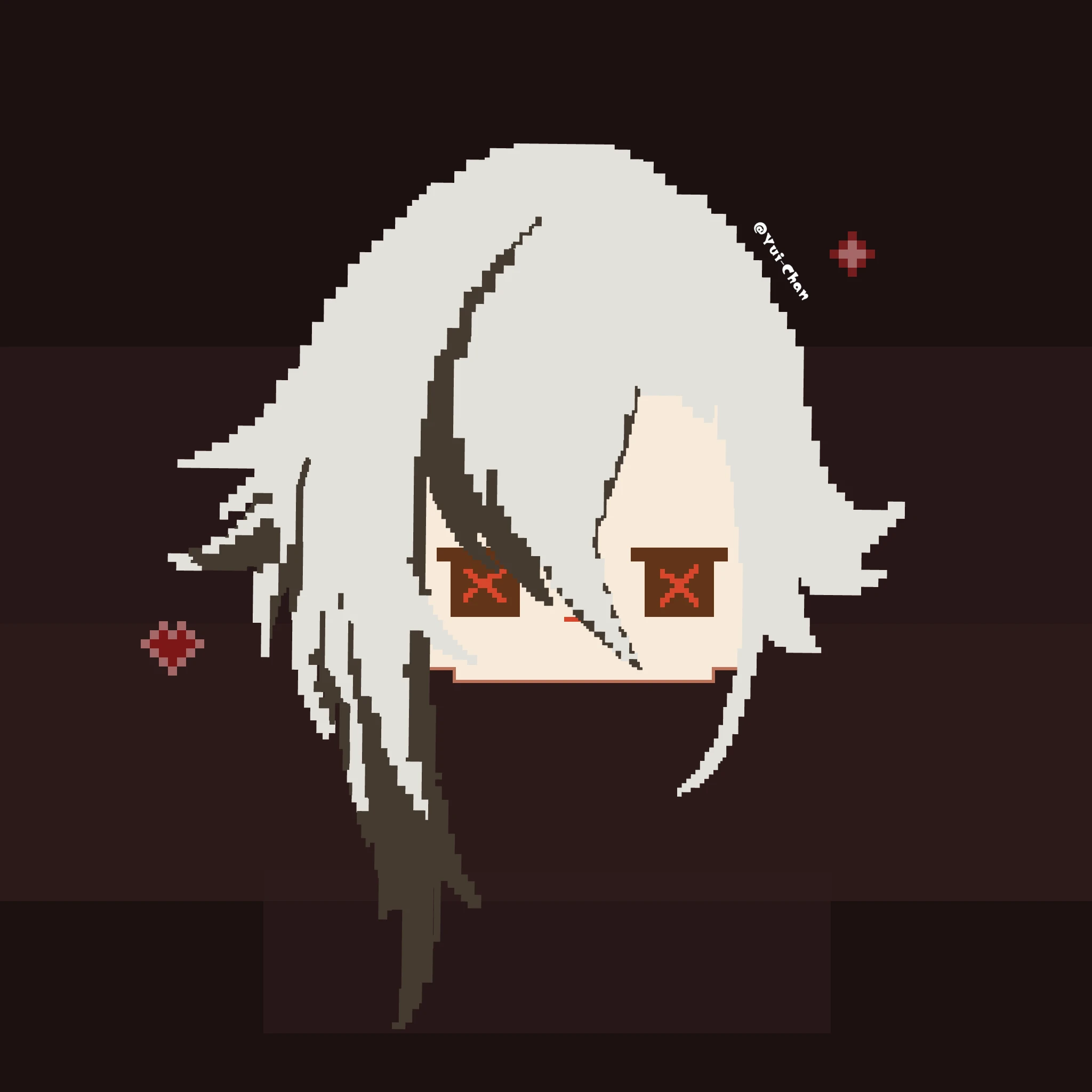 Arlecchino Pixel Art (Head Only)》 ☽ Genshin Impact | HoYoLAB