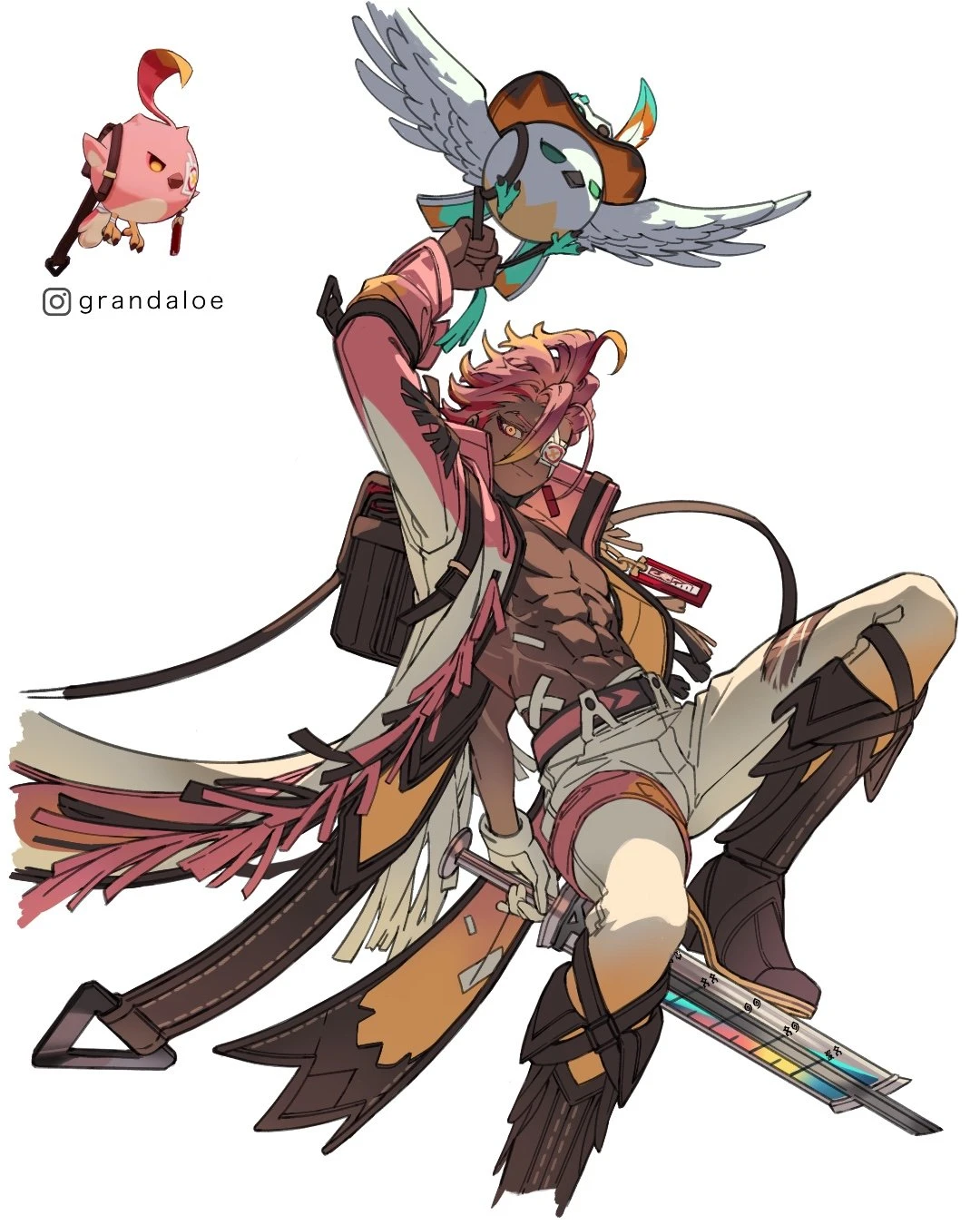 Here's Ifa as the bird and Cacucu as human! 🪽 Genshin Impact | HoYoLAB