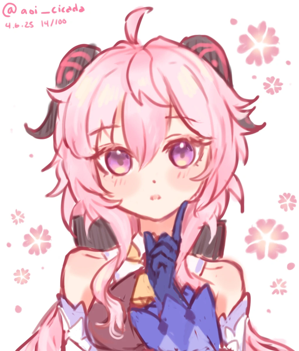 Adorable Ganyu drawing