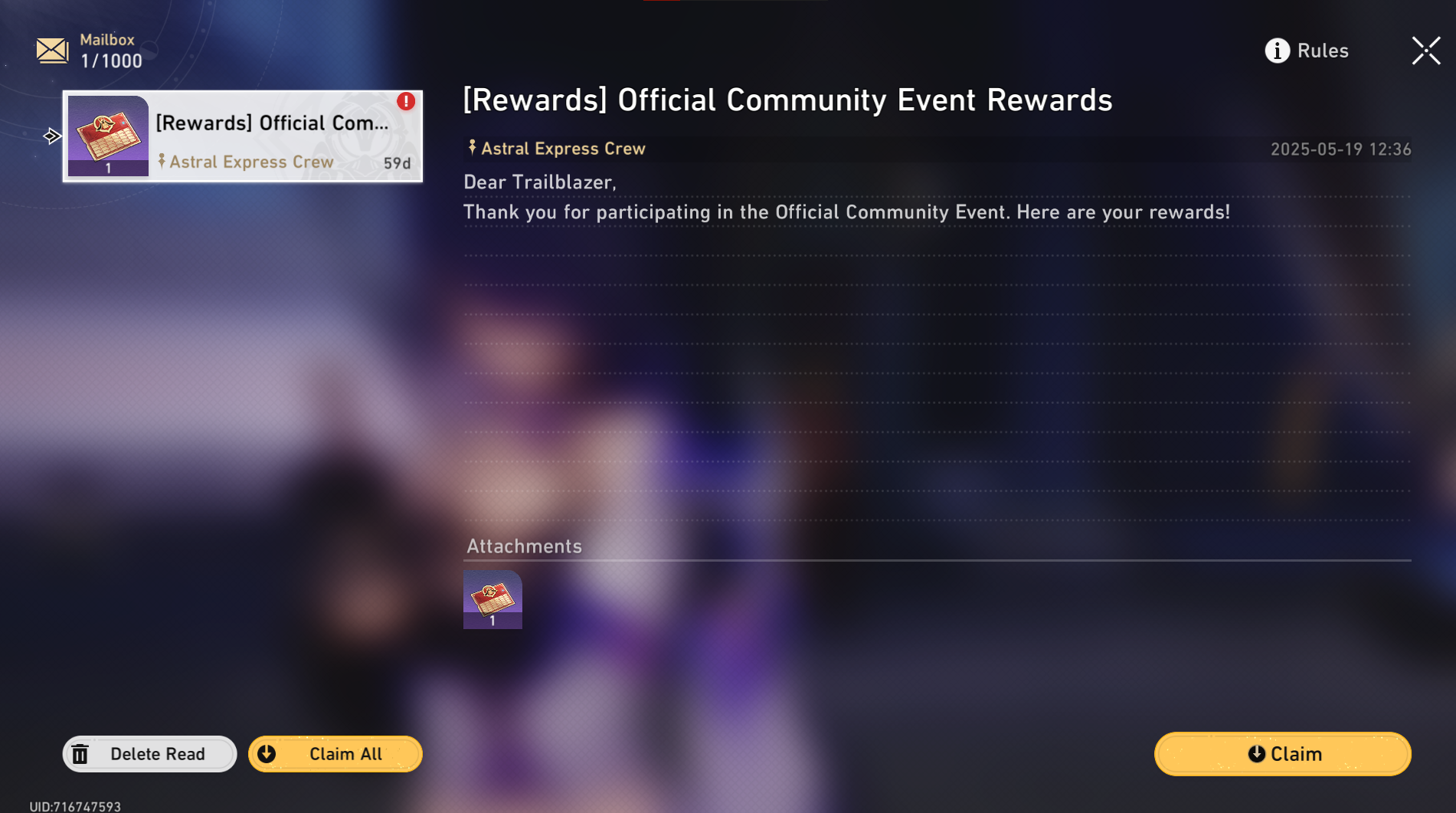 W Hsr 🔥🔥 free supply pass Honkai: Star Rail | HoYoLAB