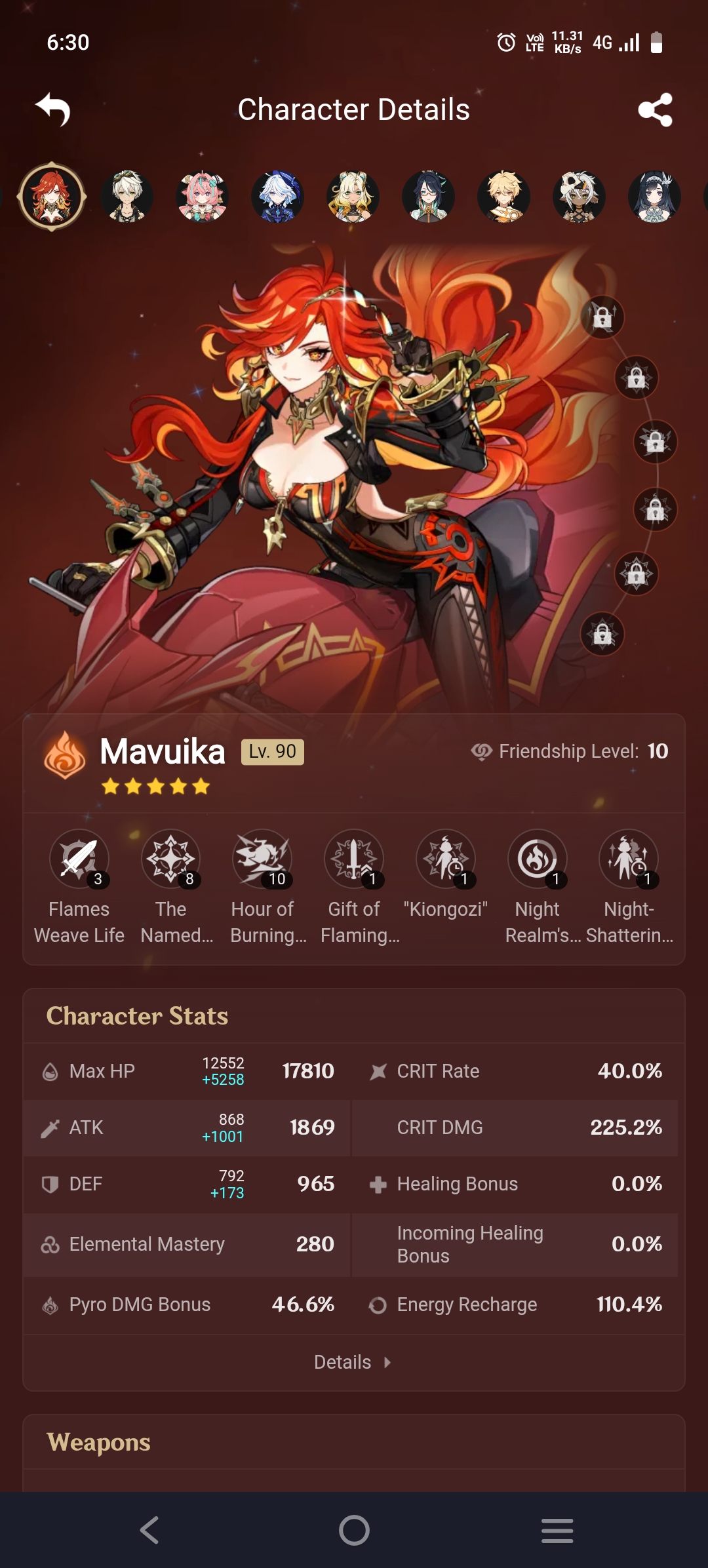 rate my mauvika build #f2p is this good enough? Genshin Impact | HoYoLAB