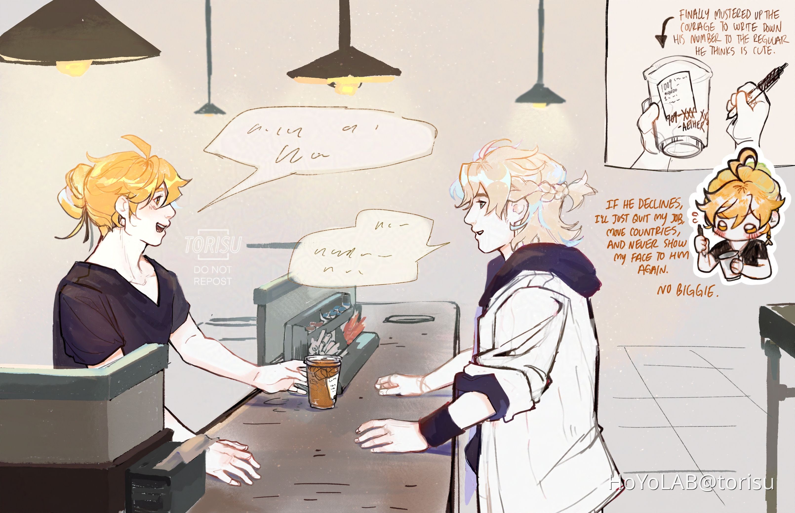 albether coffee shop Genshin Impact | HoYoLAB