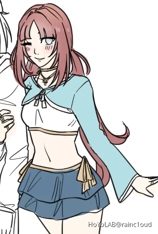 modern nilou doodle aghgfhifvkfsbdvkhvj Genshin Impact | HoYoLAB