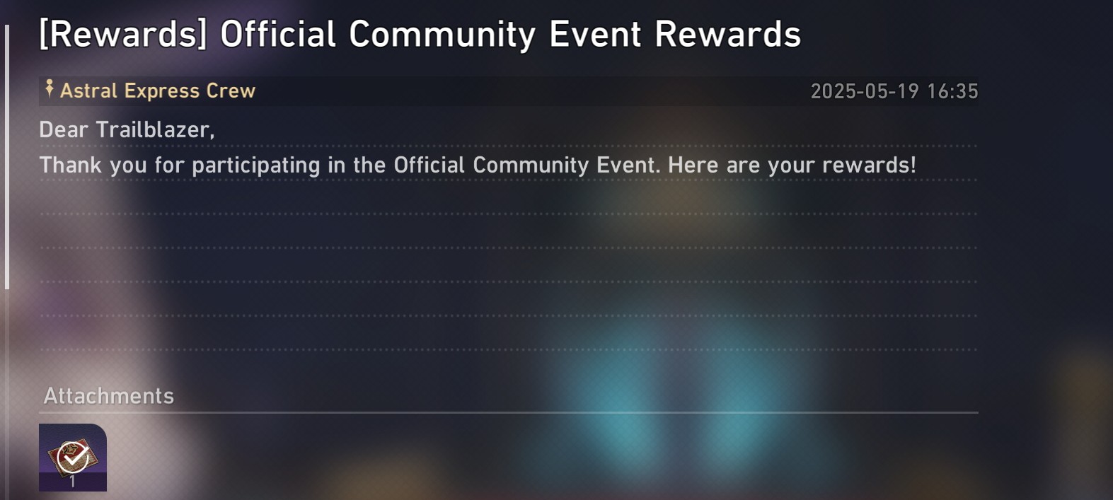 Thanks for the express pass hsr 🥰 Honkai: Star Rail | HoYoLAB