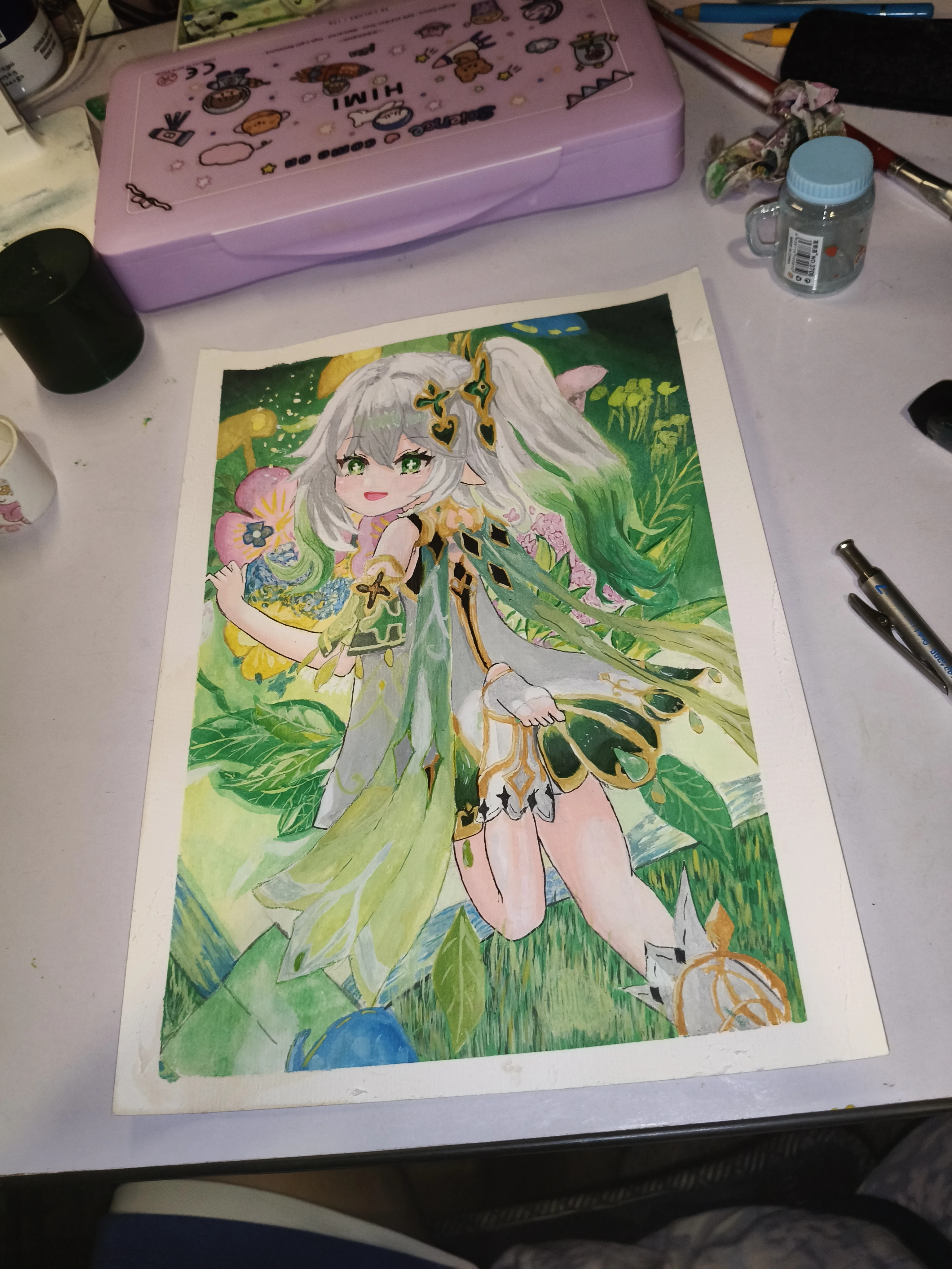 i do fan art with watercolour that good? Genshin Impact | HoYoLAB