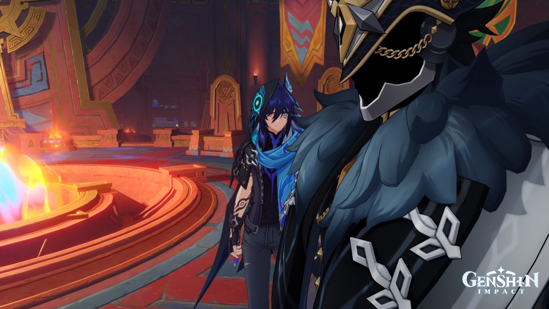 Ororon X Capitano X Mavuika X Tartaglia X Aether Genshin Impact | HoYoLAB