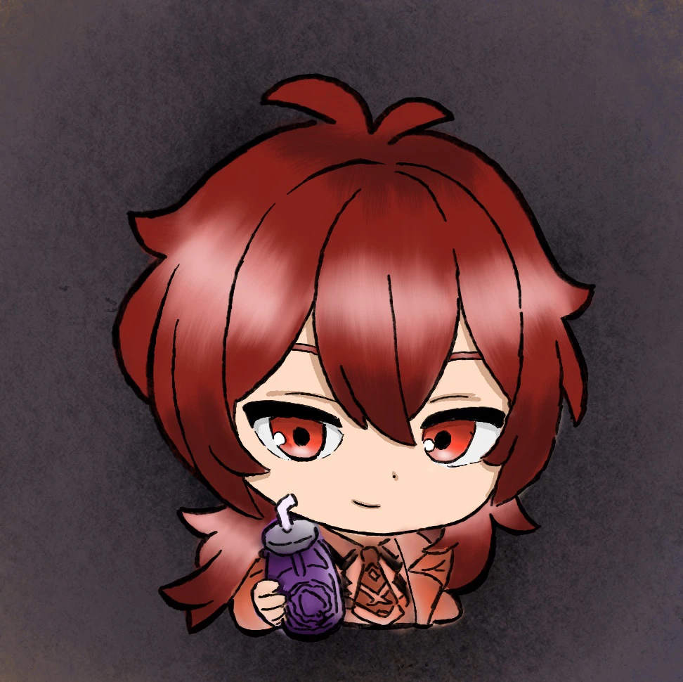 diluc recolour by dulic because i made her spin the wheel for colours ...