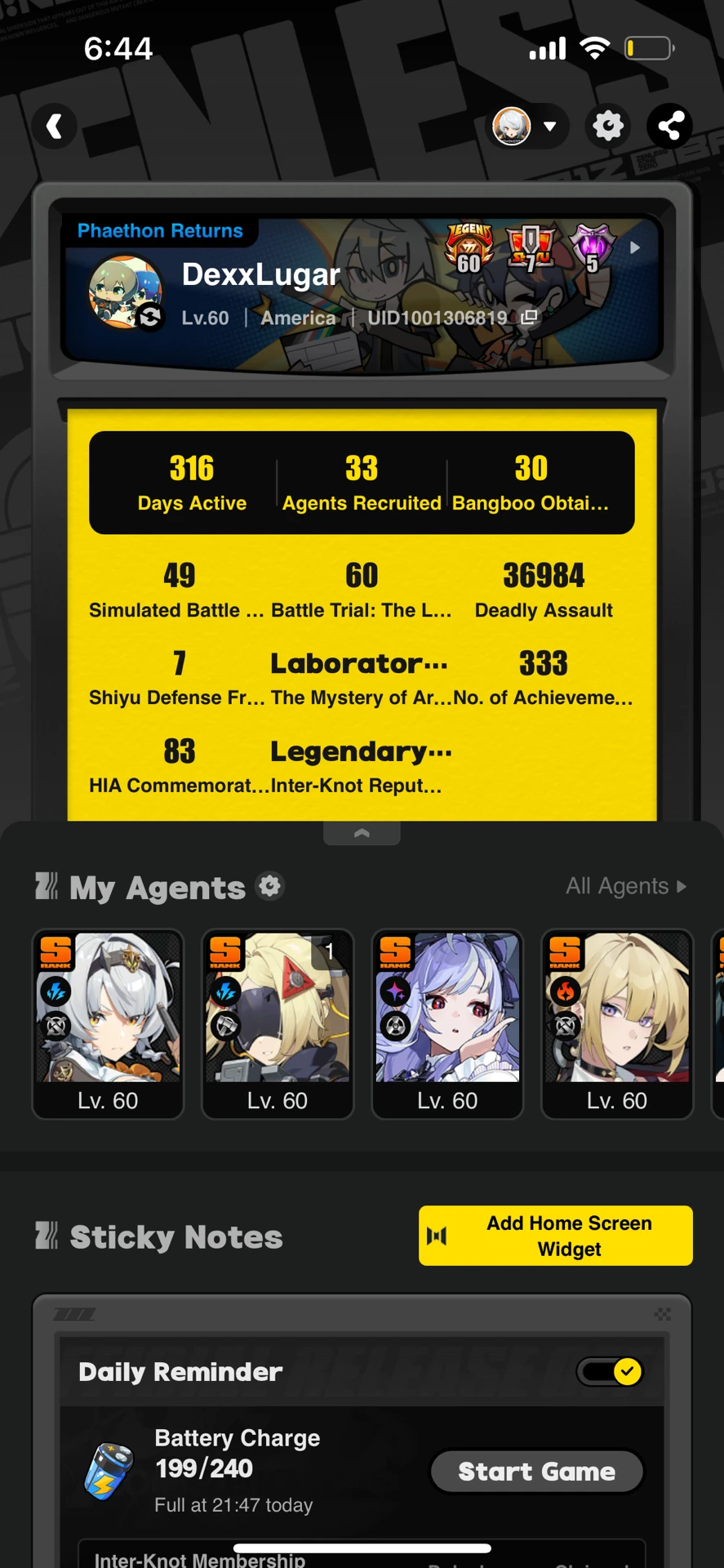 Hit inter-knot level 60 yesterday Genshin Impact | HoYoLAB
