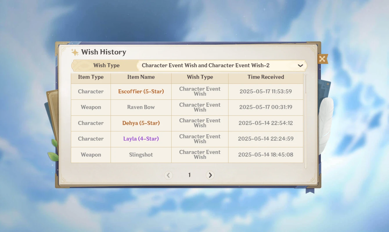 My first double 5-star summon. :) Genshin Impact | HoYoLAB