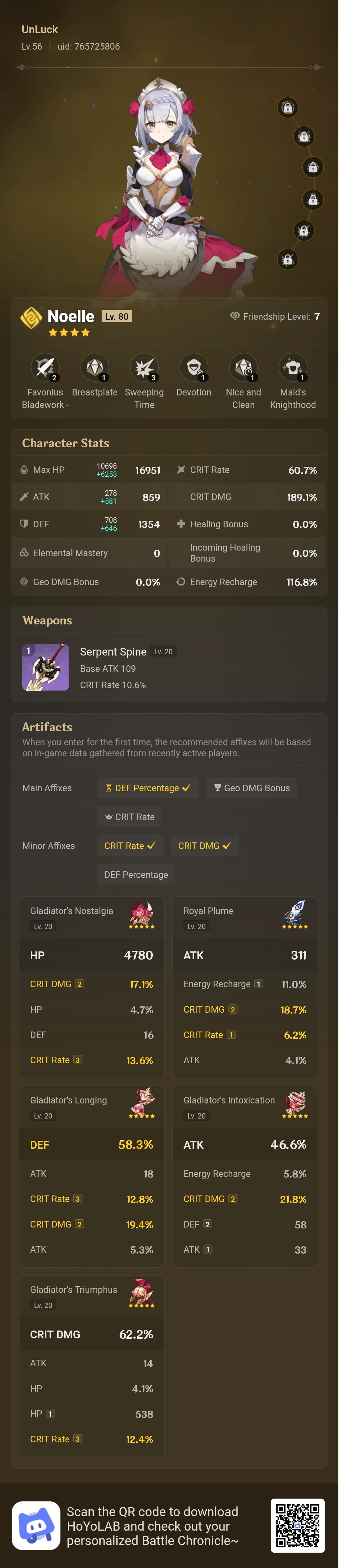 (Need Help!!!!) I got some really good crit ratio on this set but idk ...