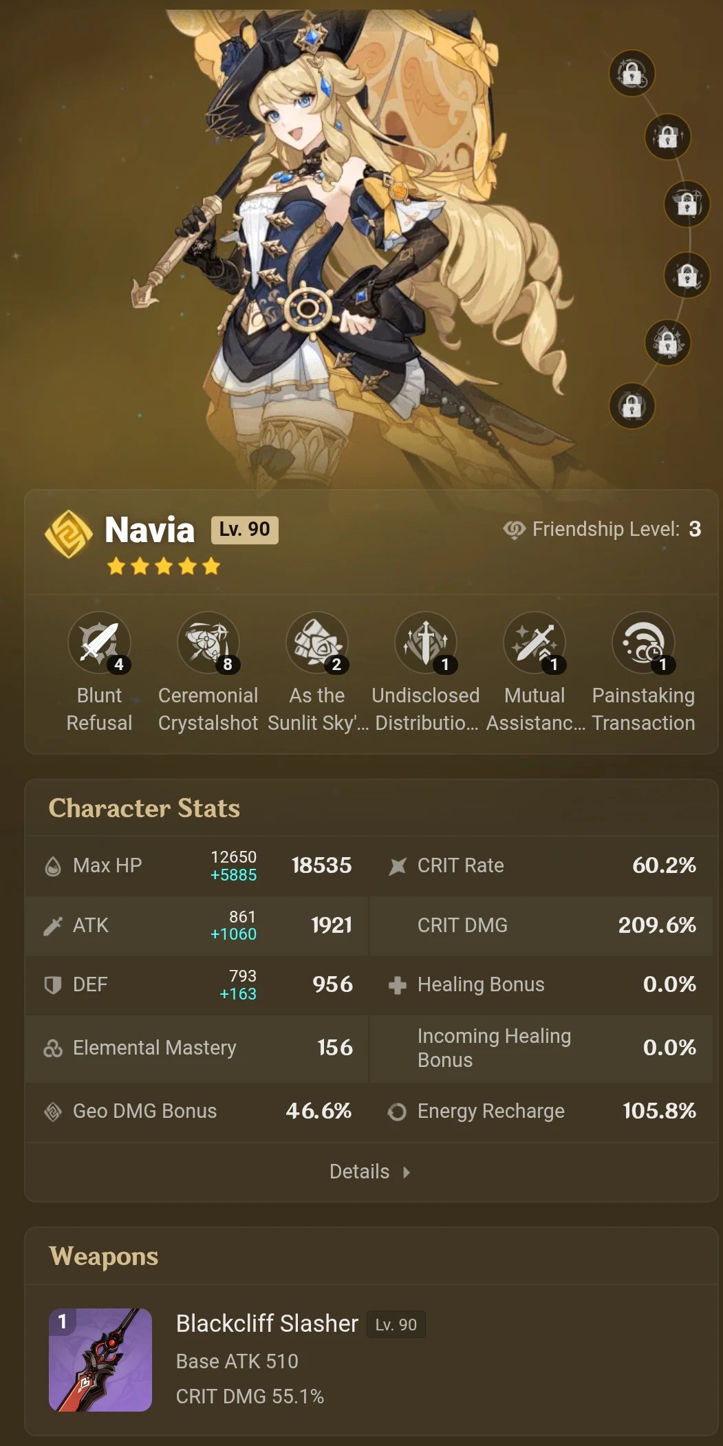 My Navia is good or not Genshin Impact | HoYoLAB