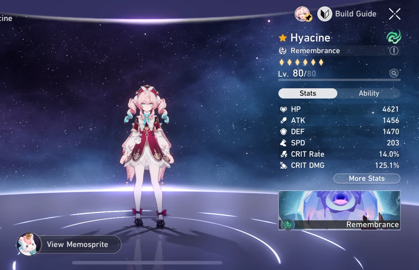 Hyacine Day 1 Build 🦄 ☁️ Honkai: Star Rail | HoYoLAB