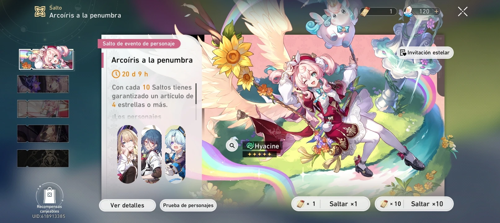 día 20 ahorrando para fainon E1S1 Honkai: Star Rail | HoYoLAB
