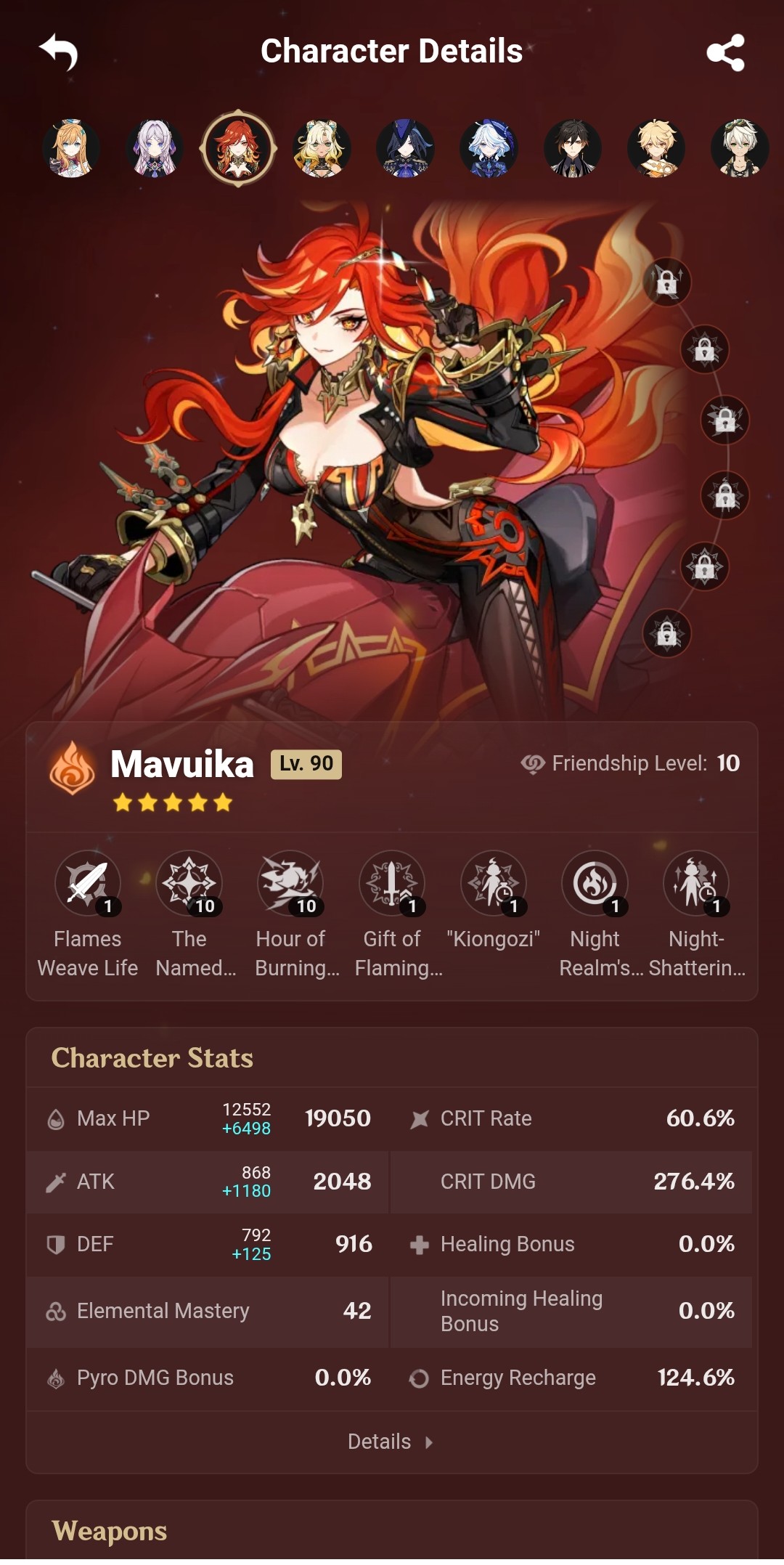Updated Mavuika Build Genshin Impact | HoYoLAB