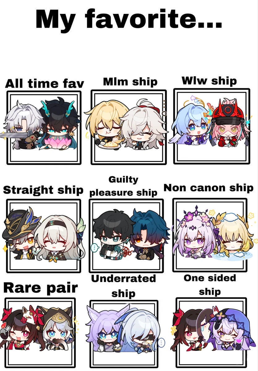 My favourite hsr ships! Honkai: Star Rail | HoYoLAB