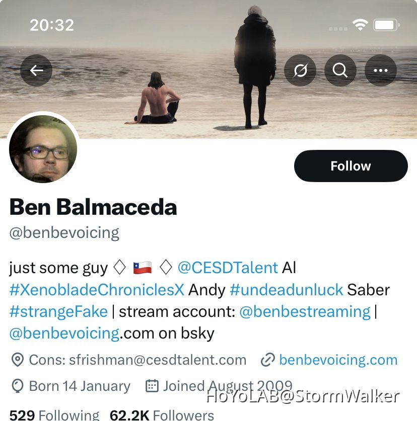 Ben balmaceda’s prf pic (He looks a lil dense) | HoYoLAB