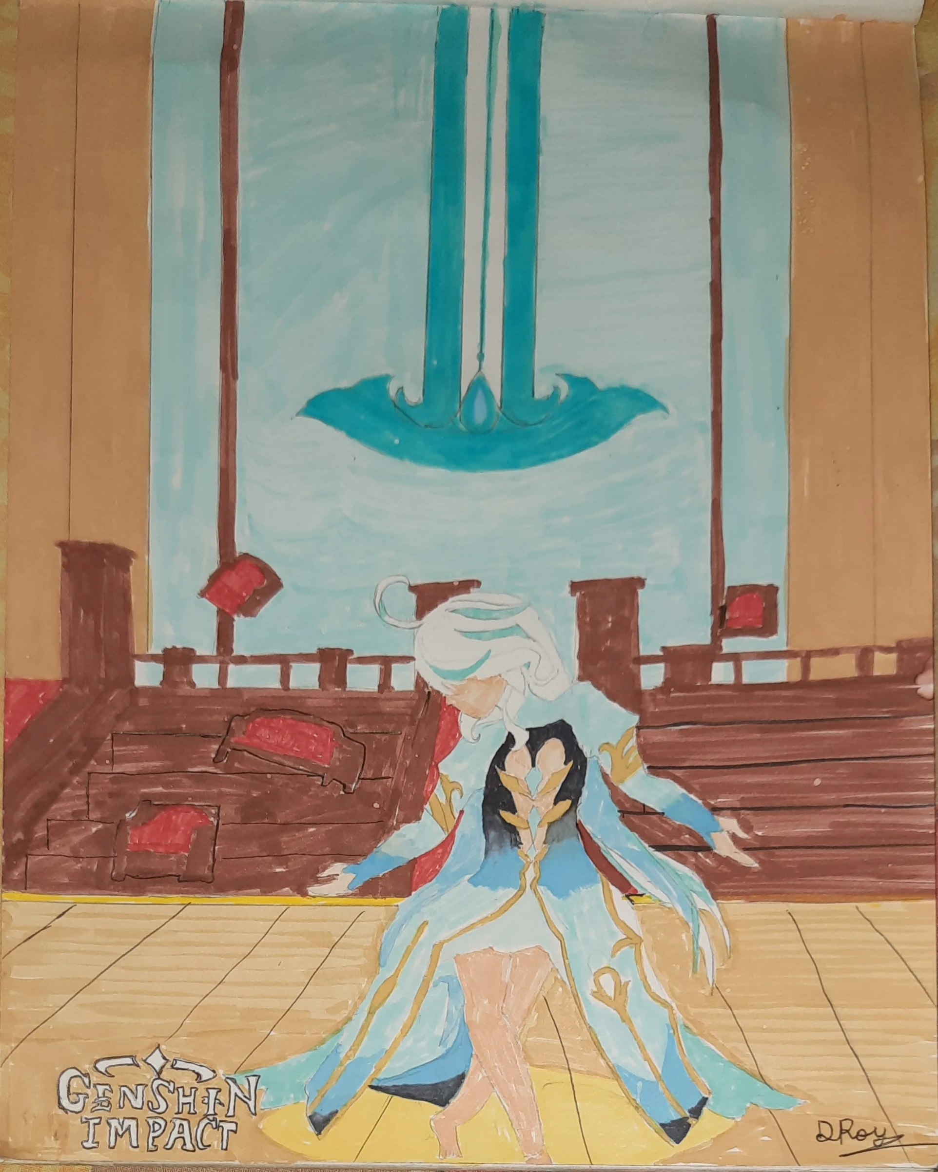 Focalors Drawing Genshin Impact | HoYoLAB