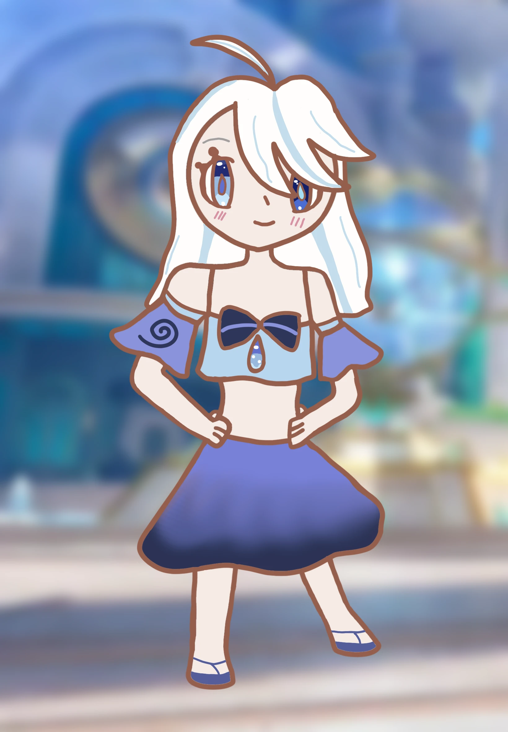 Lady Furina during summer! Genshin Impact | HoYoLAB