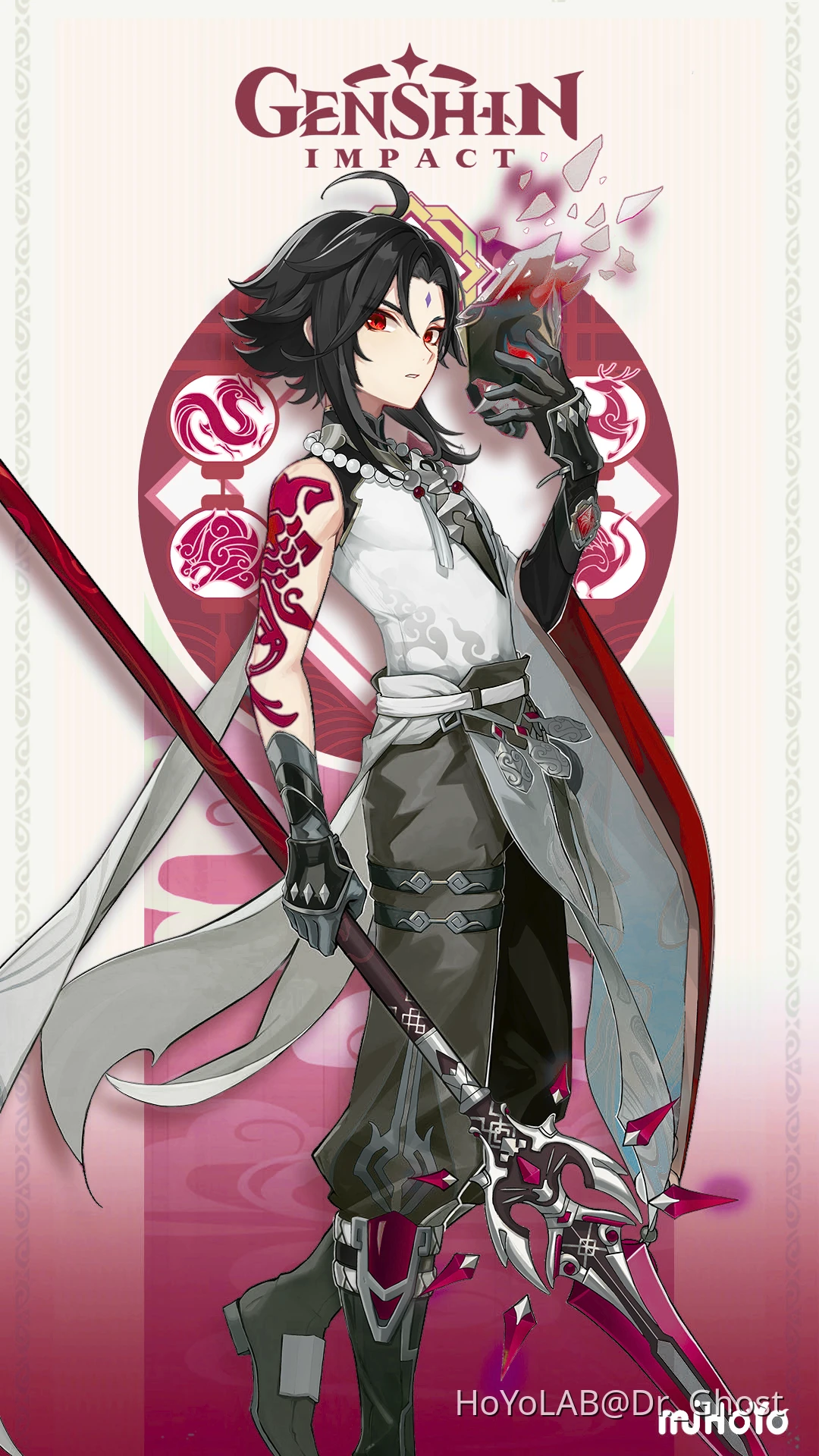 Xiao but in Acheron ult form colors looks amazing Genshin Impact | HoYoLAB