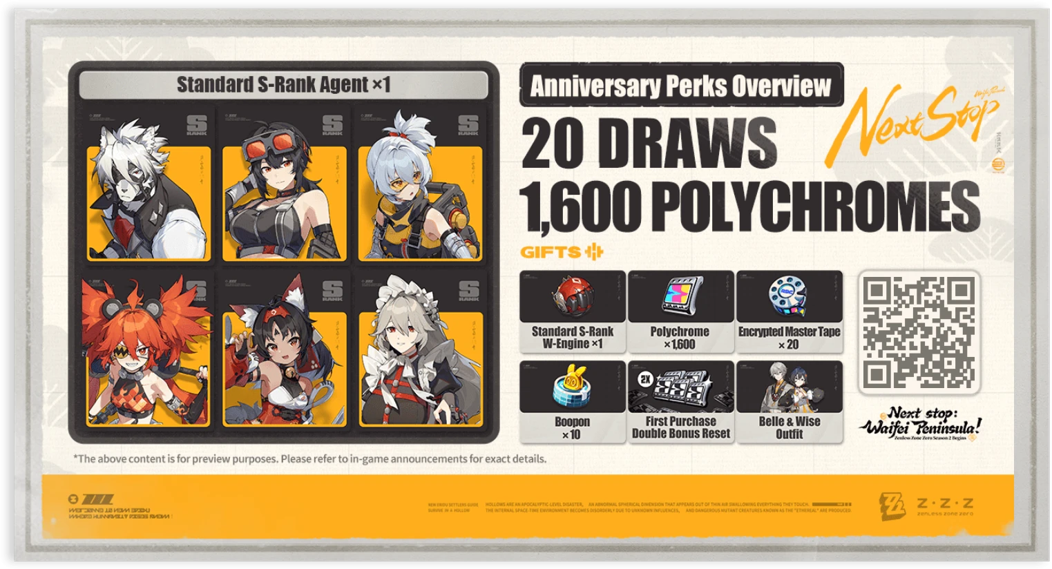 Make sure to pre register for ZZZ 2.0 Zenless Zone Zero | HoYoLAB