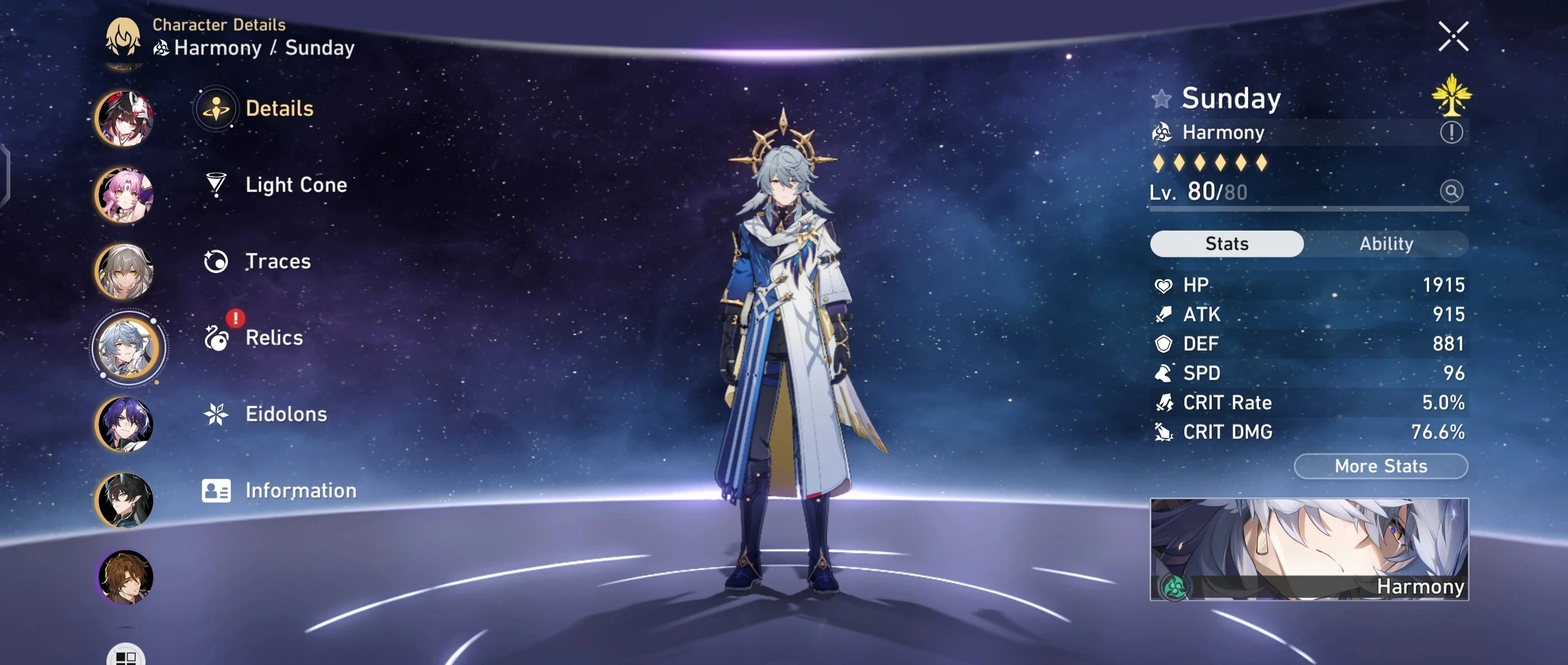 Sunday + LC Acquired! Honkai: Star Rail | HoYoLAB