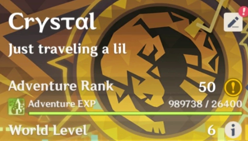 What Adventure Rank would that be Genshin Impact | HoYoLAB