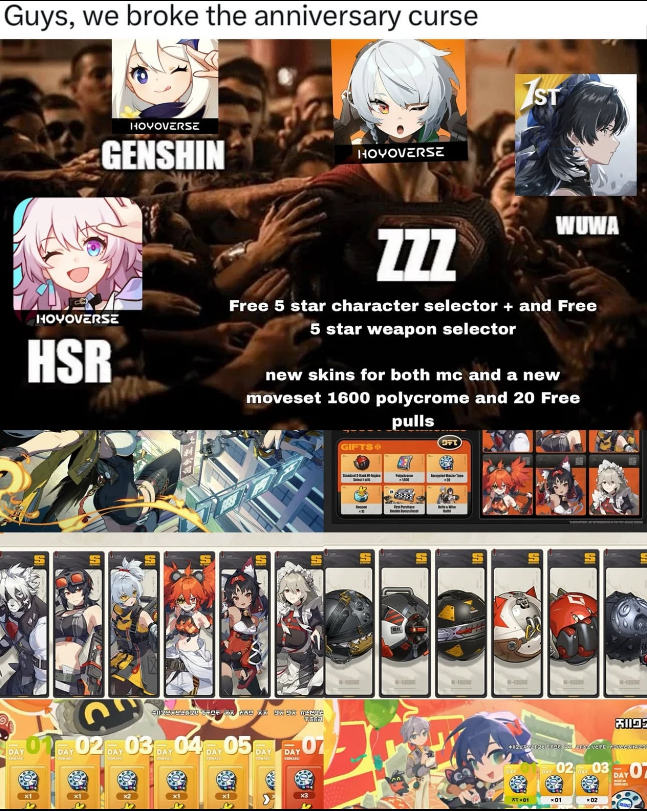 The proof that zzz devs listen. (unlike other games, LOL) Zenless Zone ...