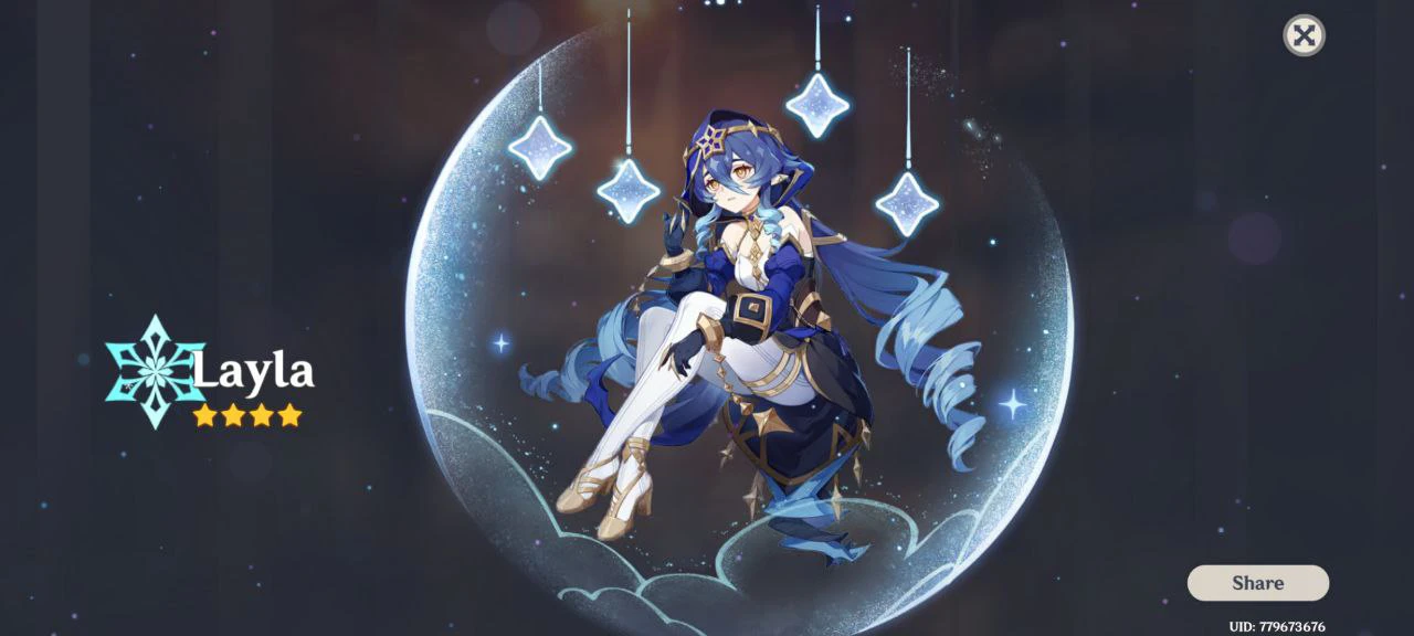 I finally got my pretty Layla! Genshin Impact | HoYoLAB