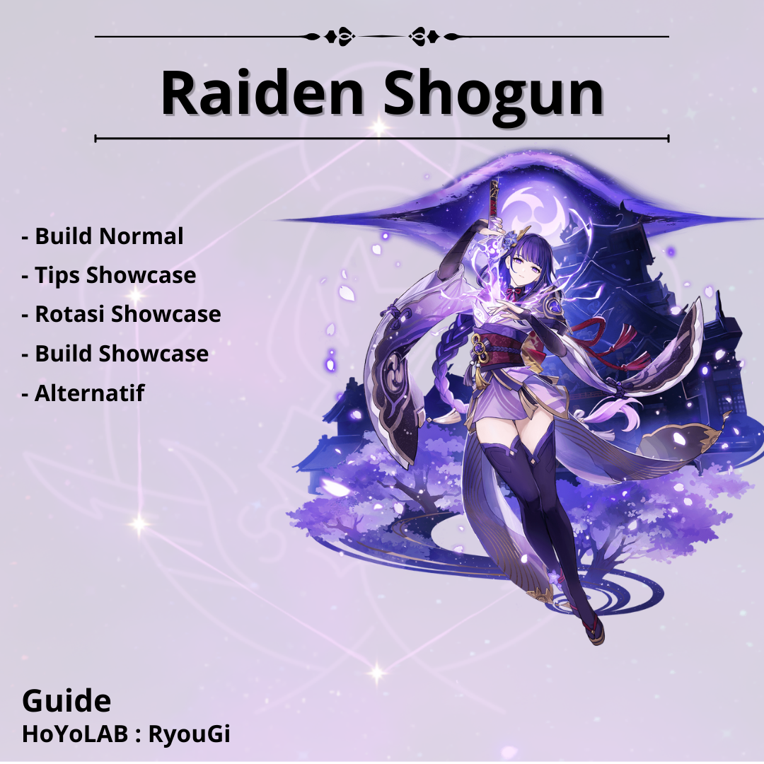 Panduan Showcase Raiden Shogun Genshin Impact | HoYoLAB
