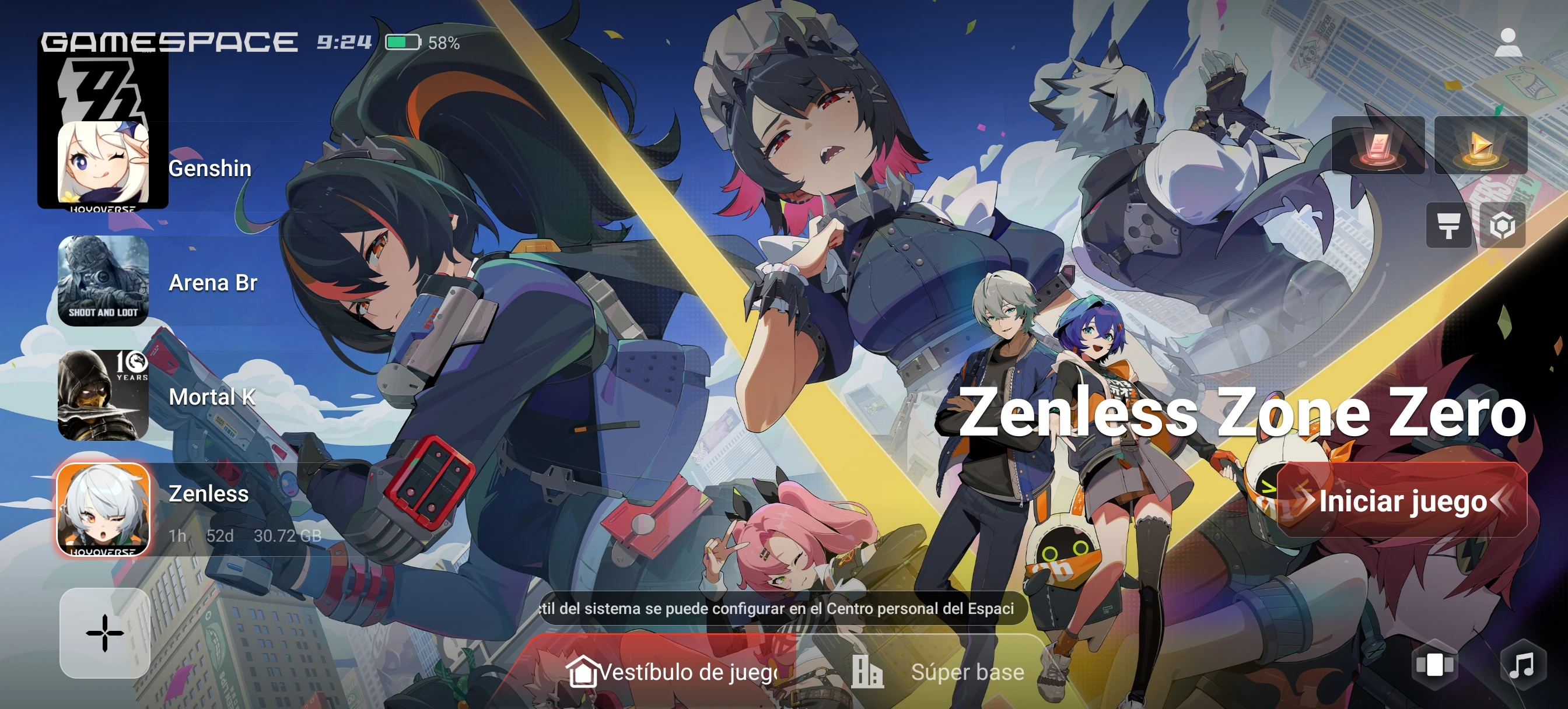 Fondo que le puse a ZZZ en GameSpace - Nubia Zenless Zone Zero | HoYoLAB