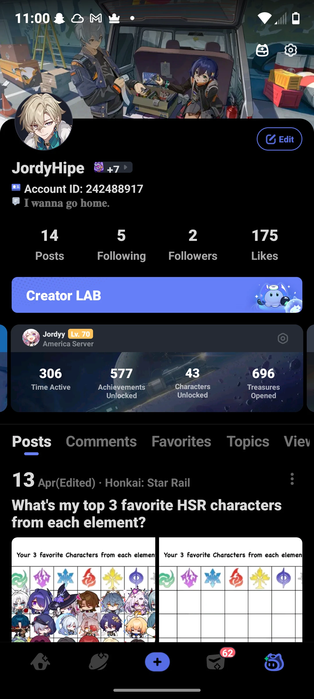 I've been playing hsr for over 300 days, and this is my list of five ...