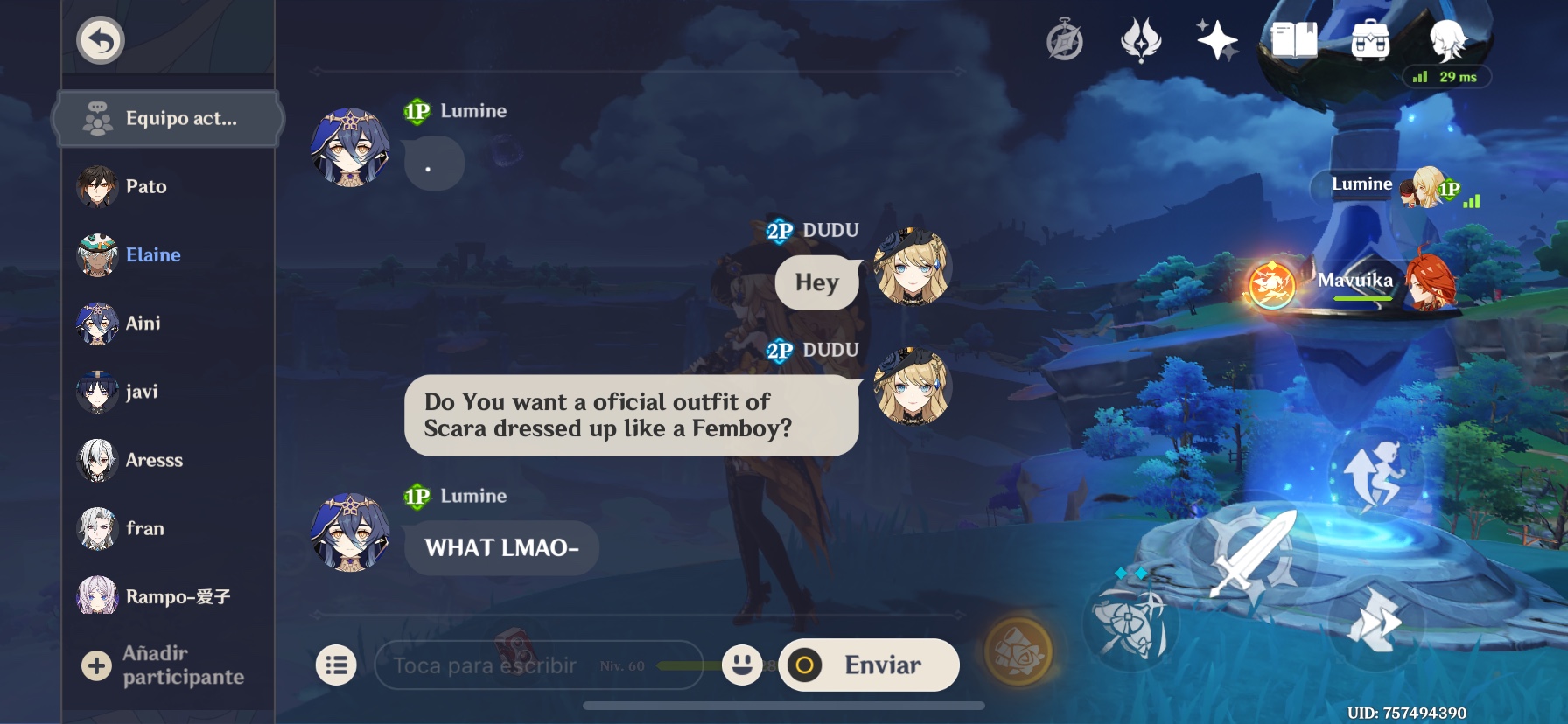 Asking ppl if they want a Outfit for Scara dressed up as a Femboy ...