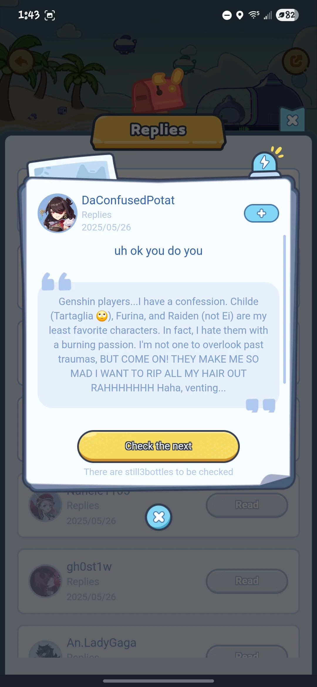 I was mostly joking 😭 Genshin Impact | HoYoLAB