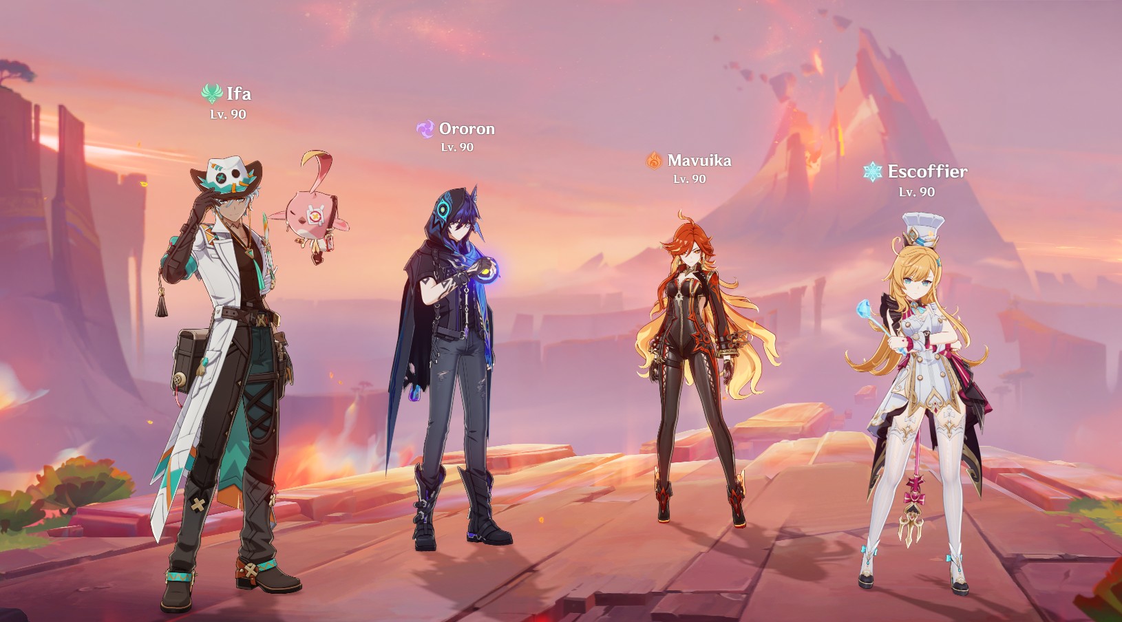 Got my Ifa leveled and updated my friendship team Genshin Impact | HoYoLAB