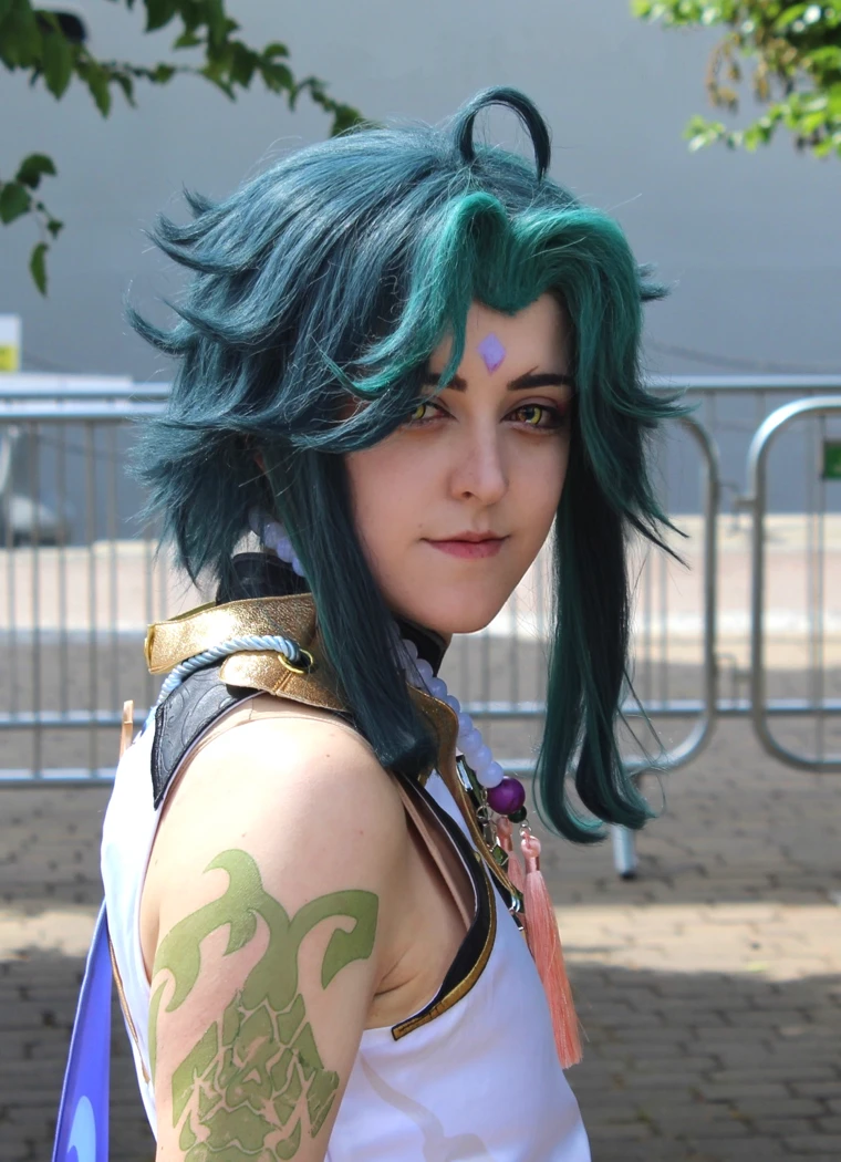 Xiao cosplay 🩵💚🤍 Genshin Impact | HoYoLAB