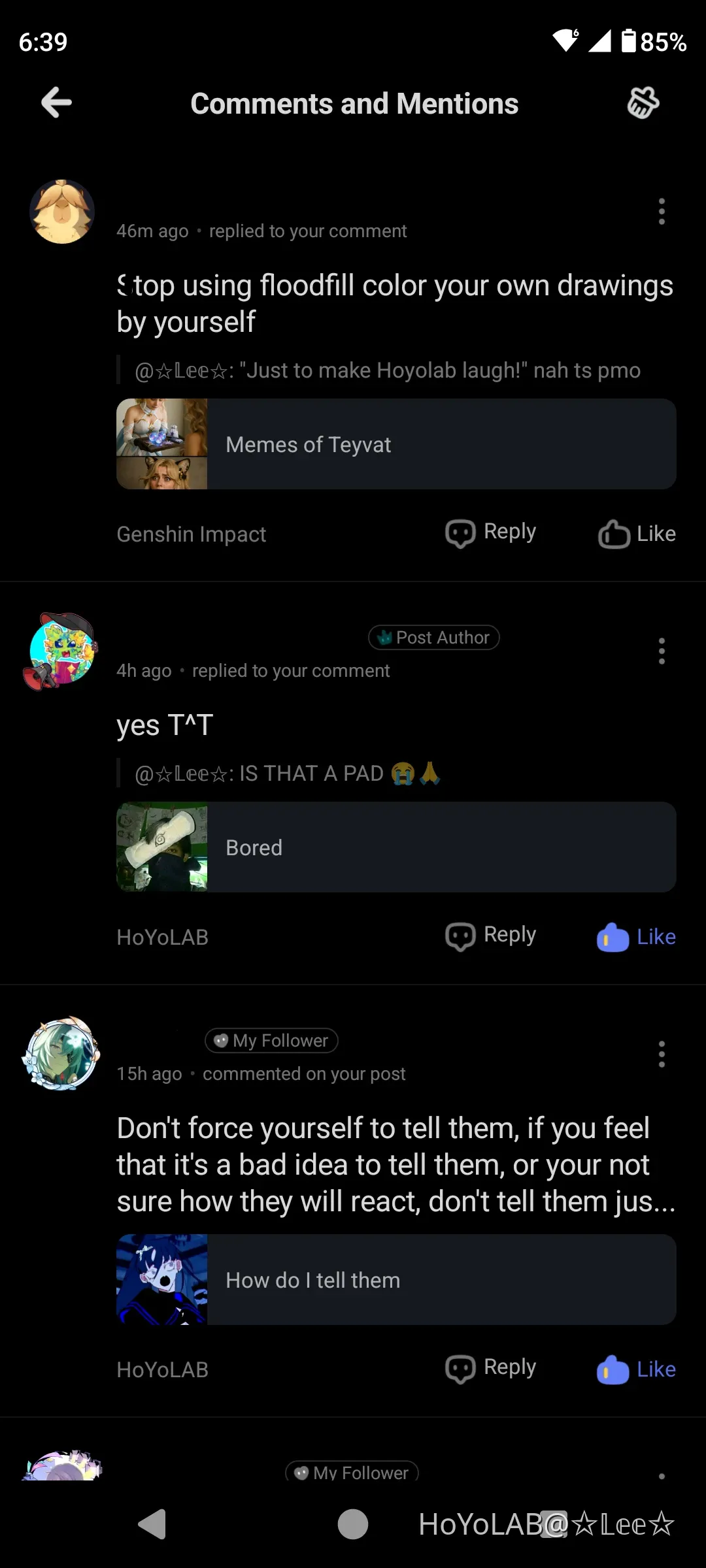 tf does bro mean by that 😭 | HoYoLAB