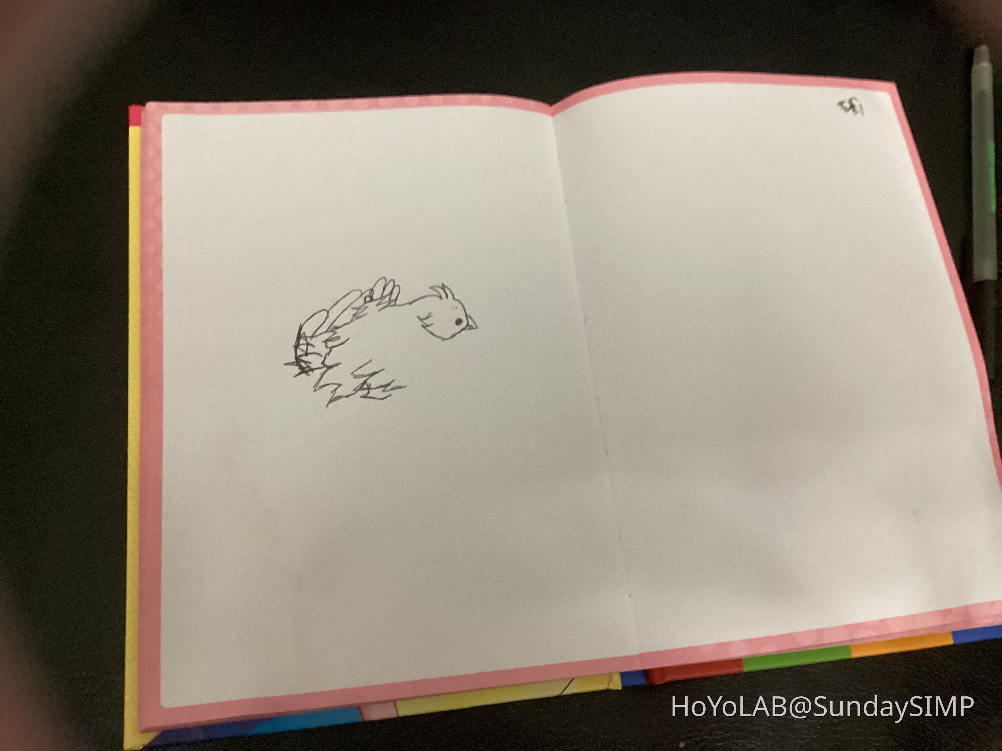 Drawing the stupid charmony dove as I memorized the whole voice lines ...