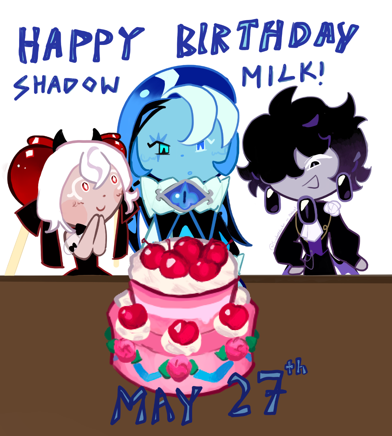 FINALLY FINISHED THIS!! HAPPY BIRTHDAY SHADOW MILK!! | HoYoLAB