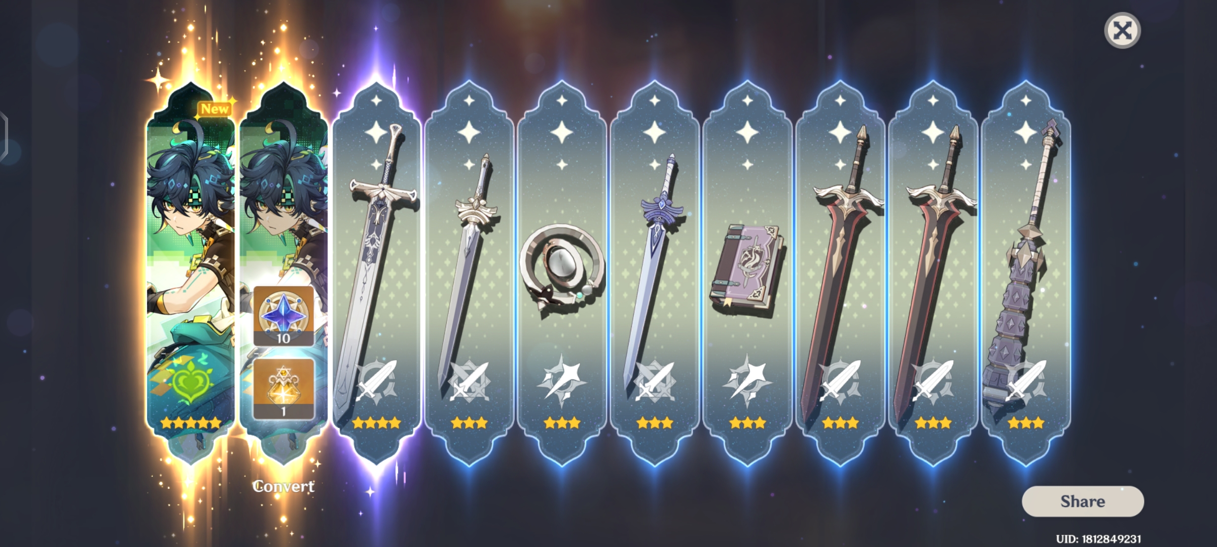 2 kinich in a 10 pull Genshin Impact | HoYoLAB