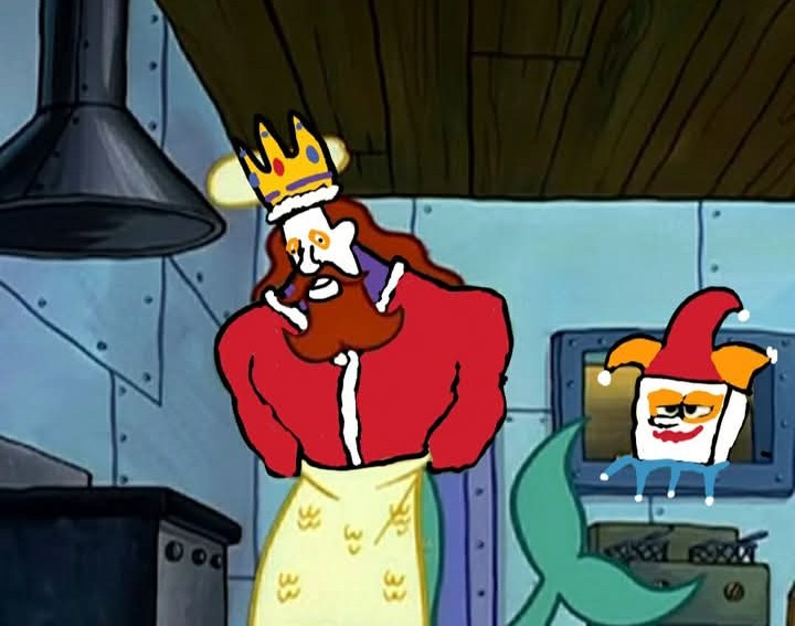 neptune and Spongebob clown mode | HoYoLAB