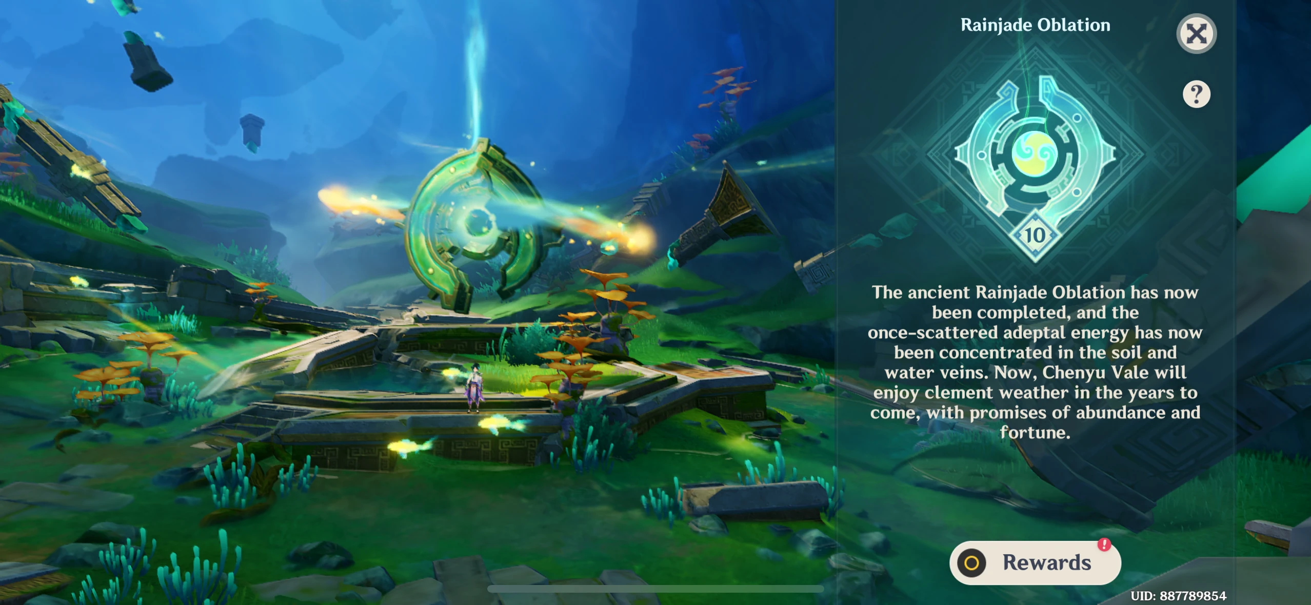 🐉 Votive Rainjade🐉 (Max: Level 10) Genshin Impact | HoYoLAB