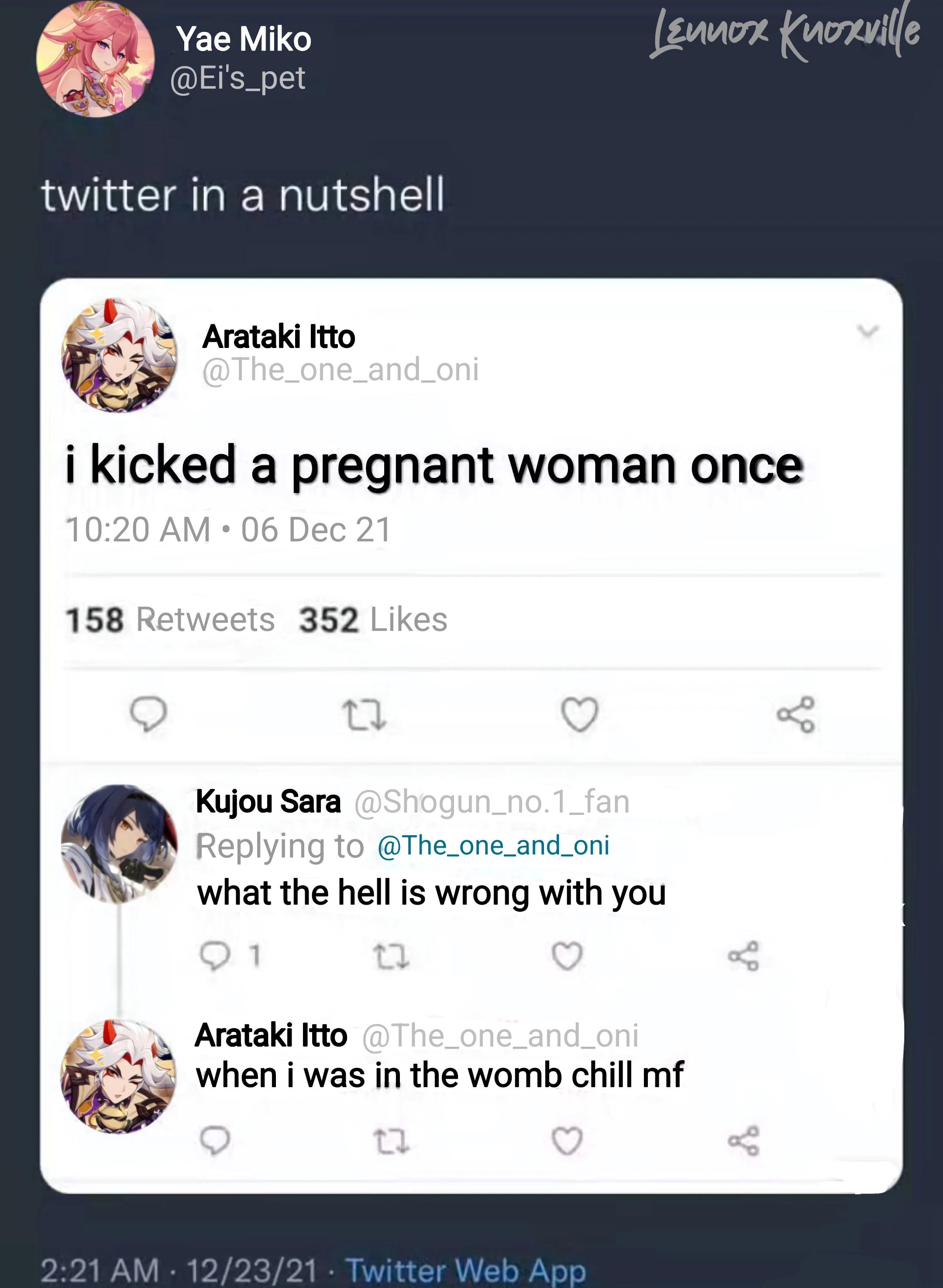 Inazuma tweets Genshin Impact | HoYoLAB