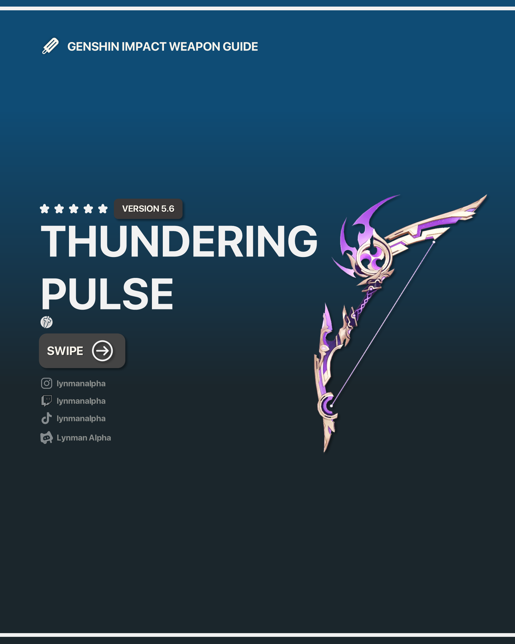 Thundering Pulse | Genshin Impact Weapon Guide Genshin Impact | HoYoLAB