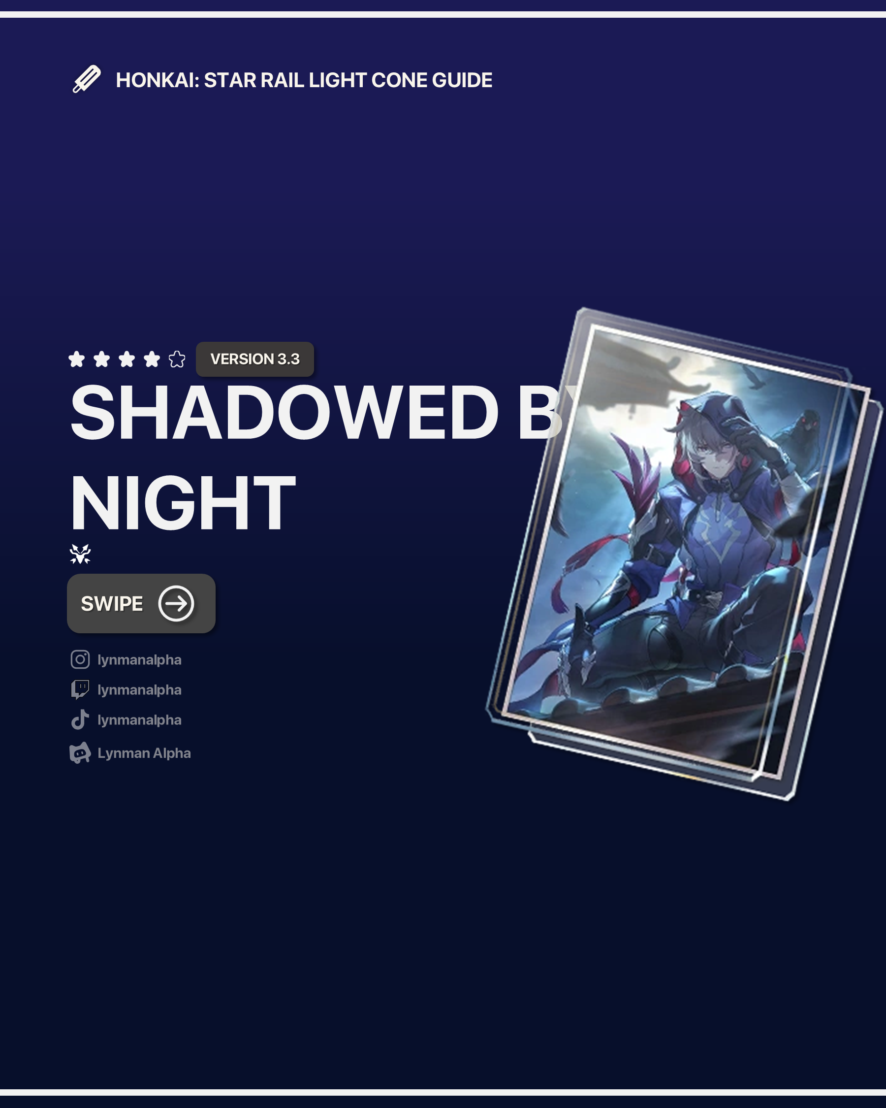 Shadowed by Night | Honkai: Star Rail Light Cone Guide Honkai: Star Rail | HoYoLAB
