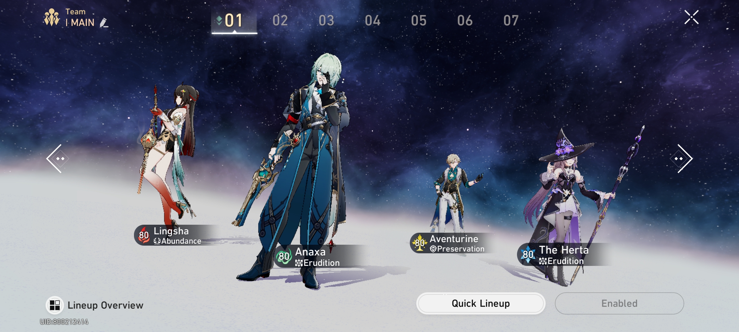 Lineup Overview Honkai: Star Rail | HoYoLAB