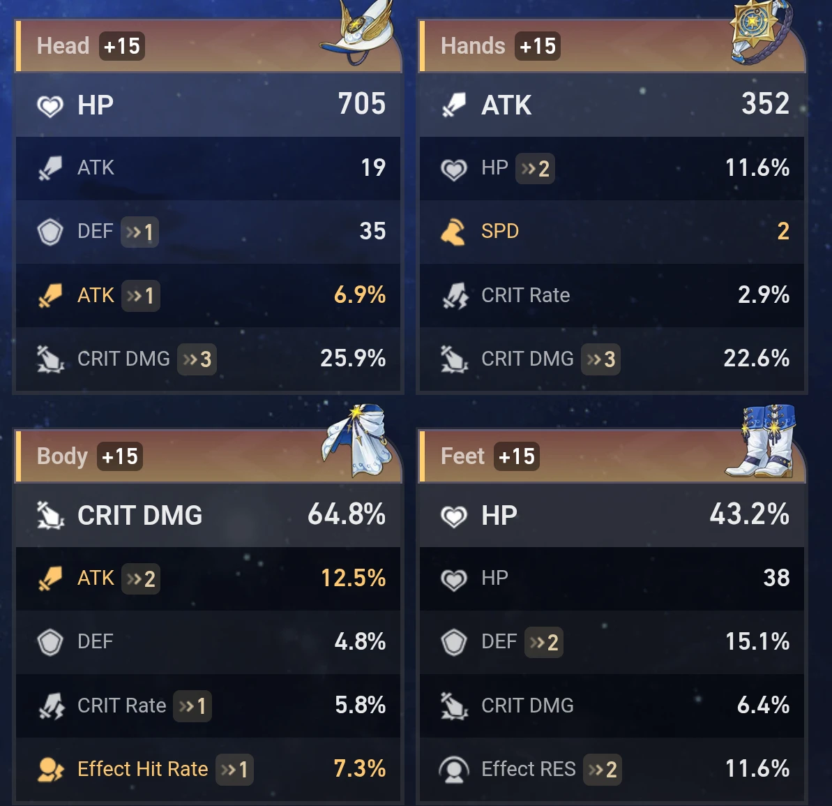 HSR does NOT want my phainon to have CRIT rate 😭💎 Honkai: Star Rail ...