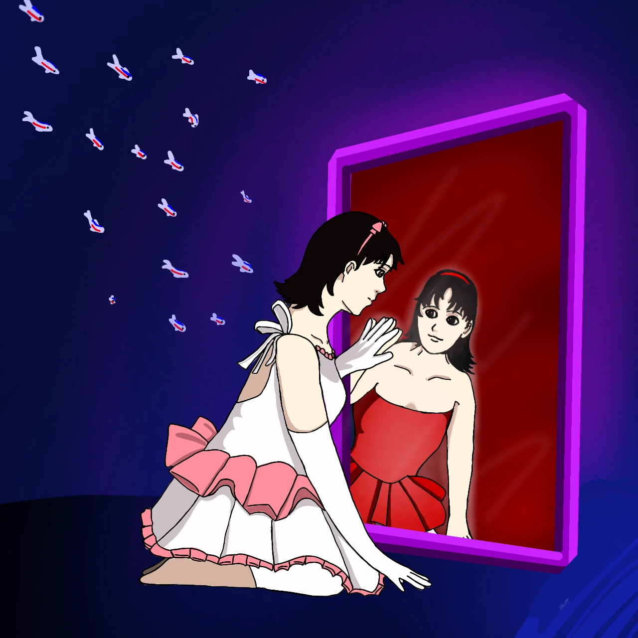 Mima from Perfect Blue Genshin Impact | HoYoLAB
