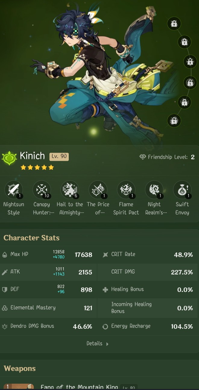 RATE MY KINICH BUILD!!! Genshin Impact | HoYoLAB